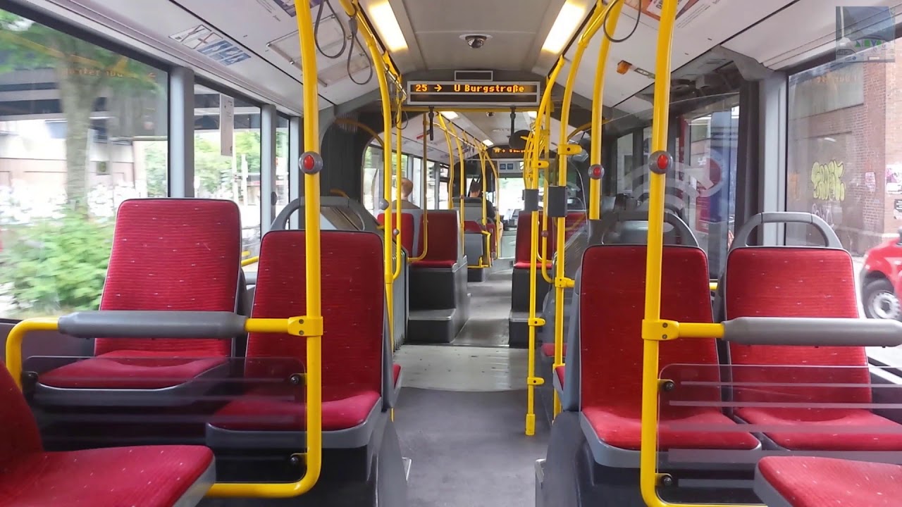 Mitfahrt [Linie 25 Bf.Altona - Kottwitzstraße] Hochbahn [1080p] HD ...