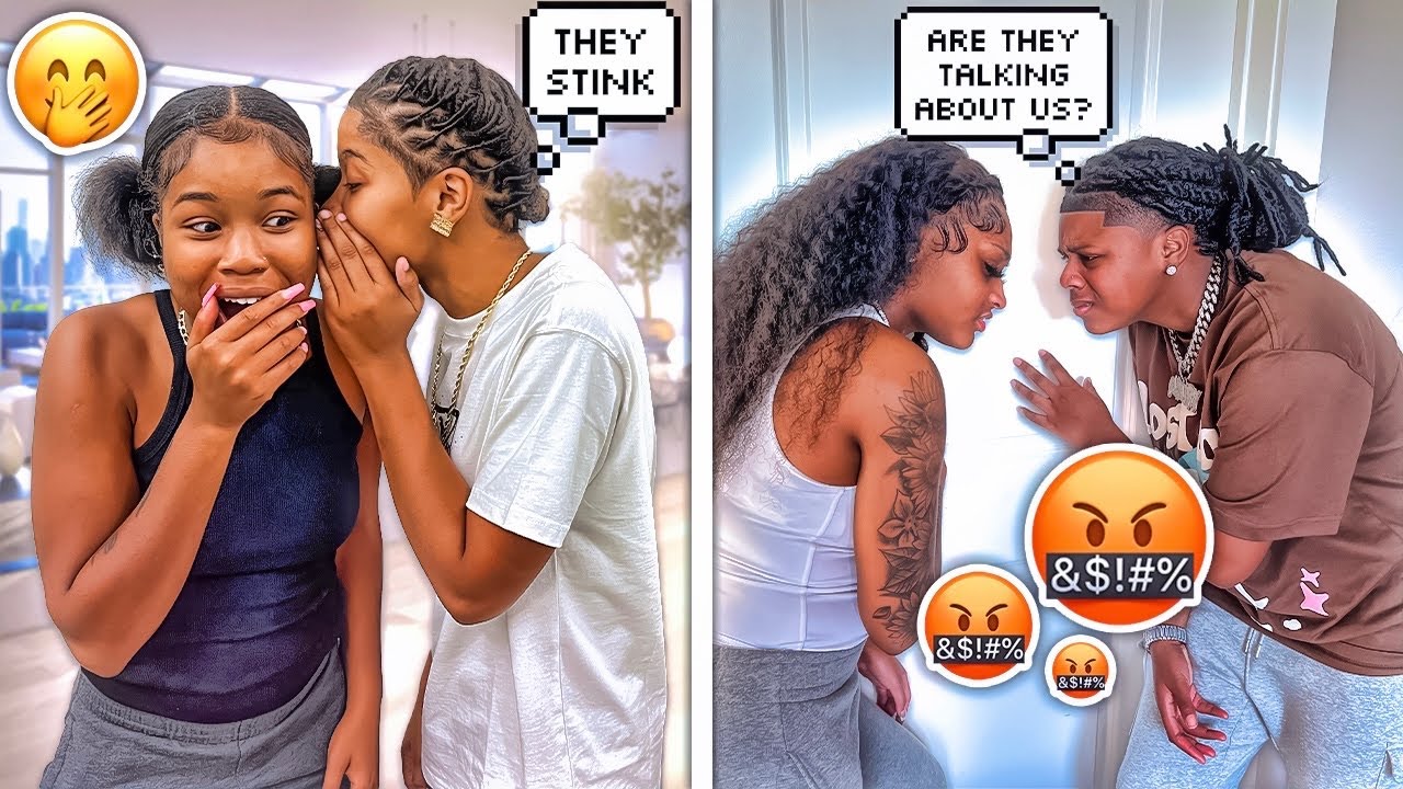 TRASH TALKING OUR FRIENDS TO SEE THEIR REACTION!! - YouTube