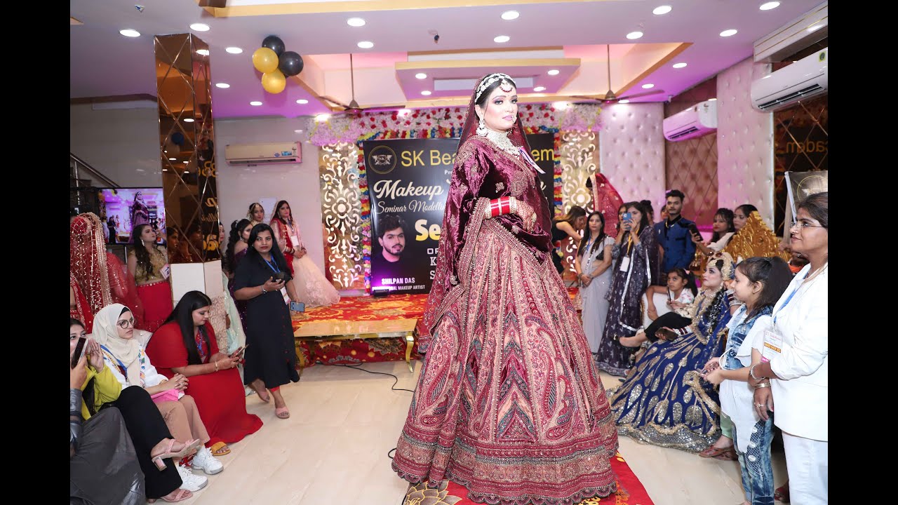 Must Watch Bridal Makeup Competition Event with Challenging Ramp Walk ...