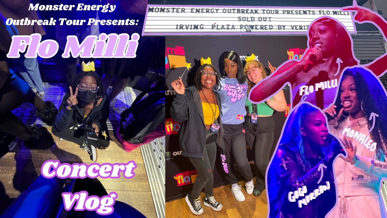 I MET FLO MILLI!? | Flo Milli Concert Vlog | Irving Plaza 10/24 - YouTube