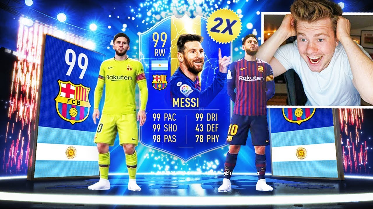 TRAFIŁEM 2x MESSI 99 TOTS!!! 😱 NIESAMOWITE PACZKI TOTS ULTIMATE! 🔥 FIFA ...