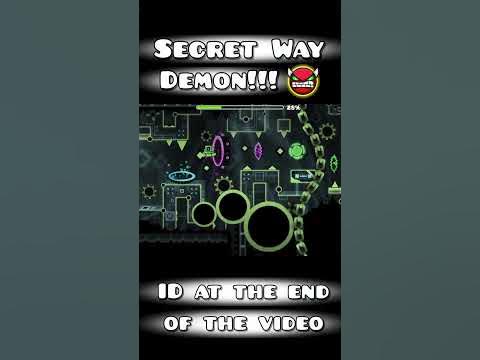 SECRET WAY DEMON!!! Geometry Dash - YouTube