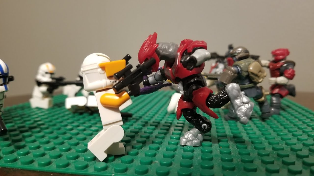 Lego vs. Mega Construx Part 1 - YouTube
