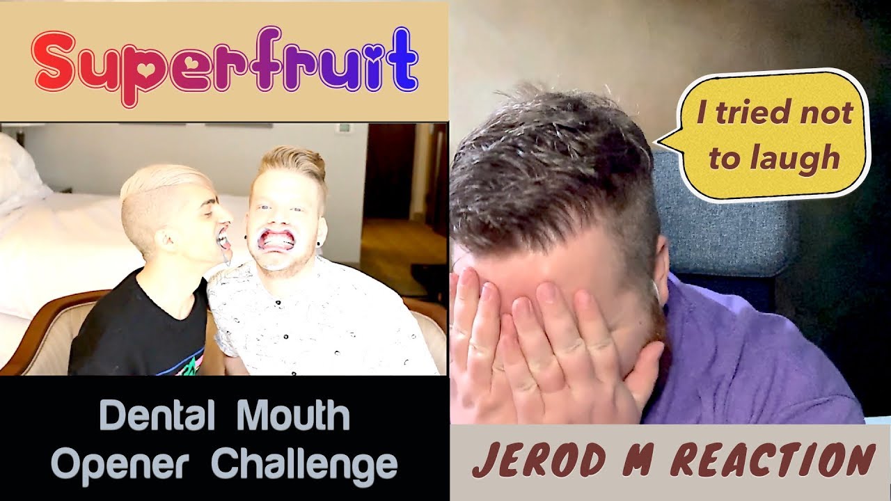 Superfruit Dental Mouth Opener Challenge Jerod M Reaction Youtube