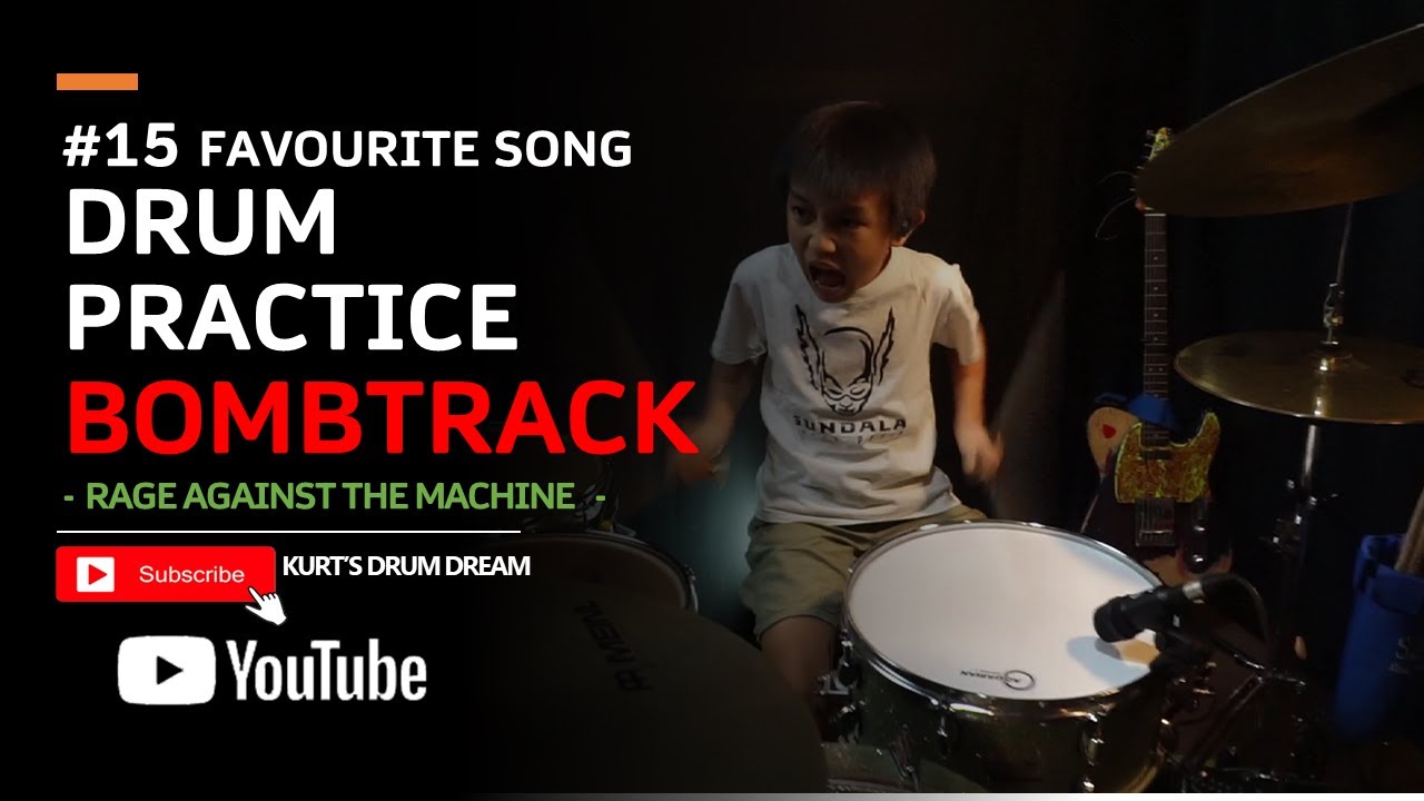 PRACTICE DRUM WITH MY FAVOURITE SONG #15 -BOMBTRACK- RAGE AGAINST THE ...