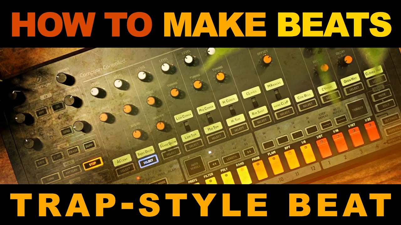 How to make a TR 808 Trap Style Beat - YouTube