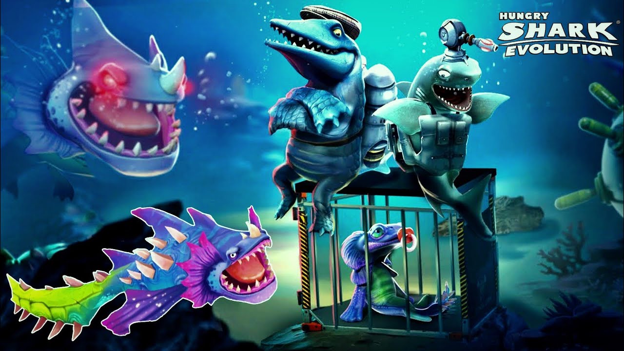 HUNGRY SHARK EVOLUTION, World & Shark Attack - All Shark Unlocked ...