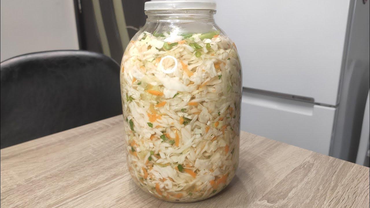 Старата сурова туршия Кисела кайма Зелева салата в буркан бърза рецепта за домашна туршия