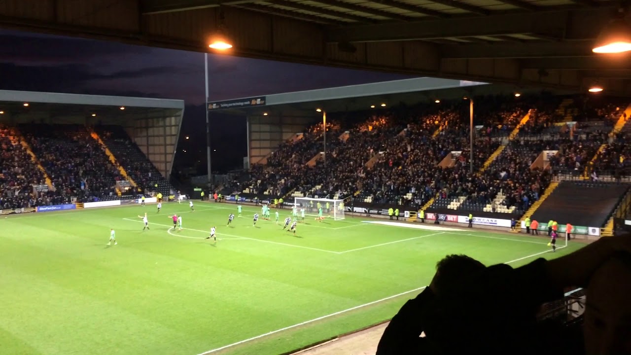 Notts County 2-1 Colchester United, Notts County 2nd Goal - YouTube