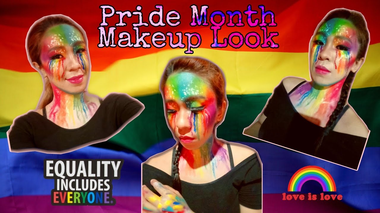 Pride Month Makeup Look For Photoshoot Youtube