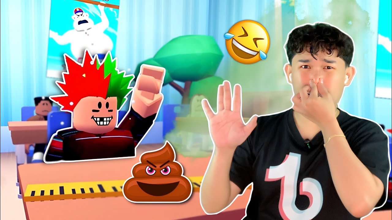 Don’t Poop Yourself at School sa (ROBLOX) HINABOL AKO NG GIANT TAE! EW ...