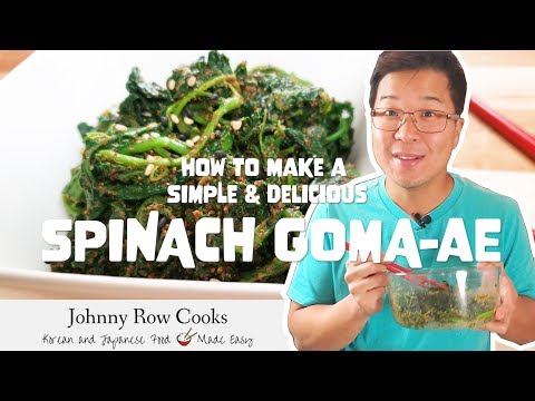 Cara membuat Goma-ae Bayam Jepang ⭐ | Johnny Row Cooks
