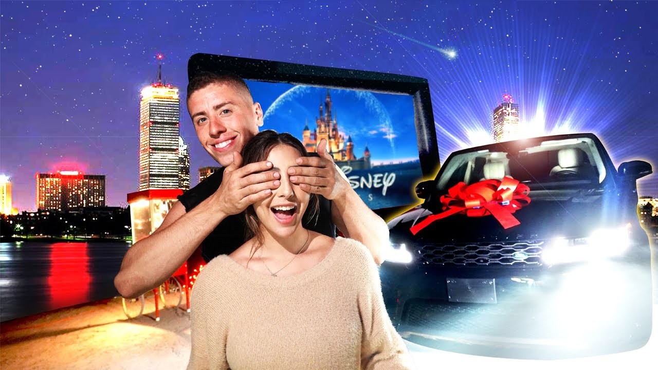 Drive-in-movie date turns to DREAM CAR SURPRISE!!! - YouTube