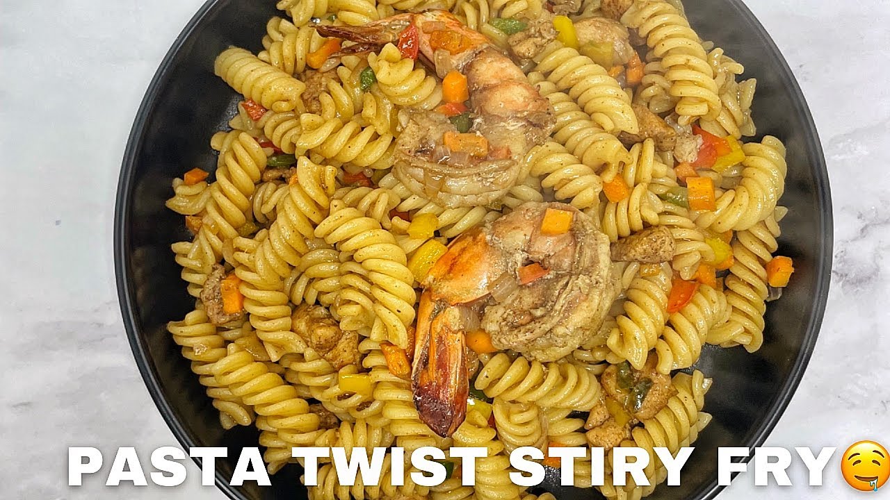 Easy Pasta Twist Stir Fry Recipe | Say NO! to boring Pasta - YouTube