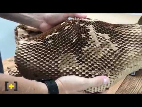 Papier Hexcel Pack -ekologiczna alternatywa dla folii bąbelkowej - YouTube