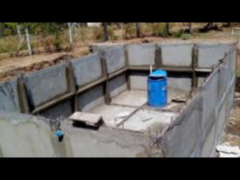 Design of RCC rectangular water tank resting on ground-Rigid base ...