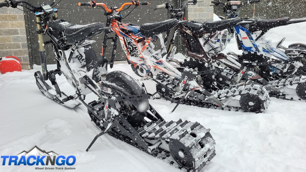 SurRon SnowKit Testing (TrackNGo) - YouTube