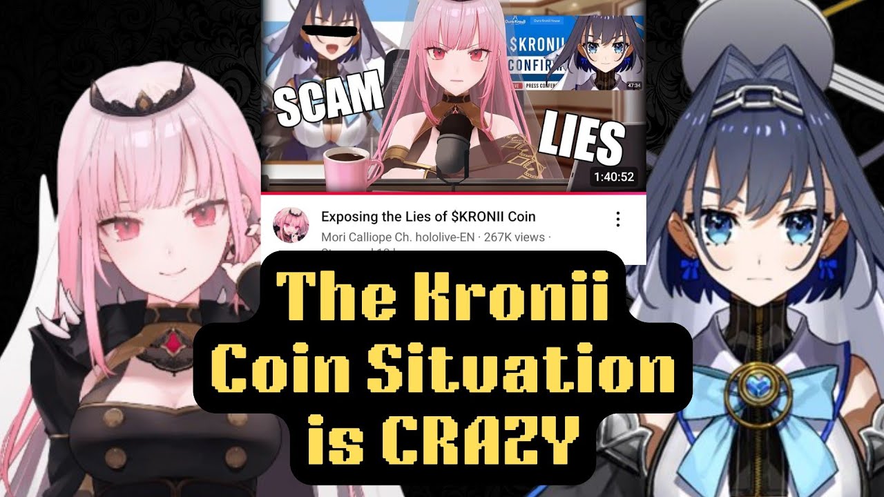 Mori Calliope Responds To Kronii Coin Scam - YouTube