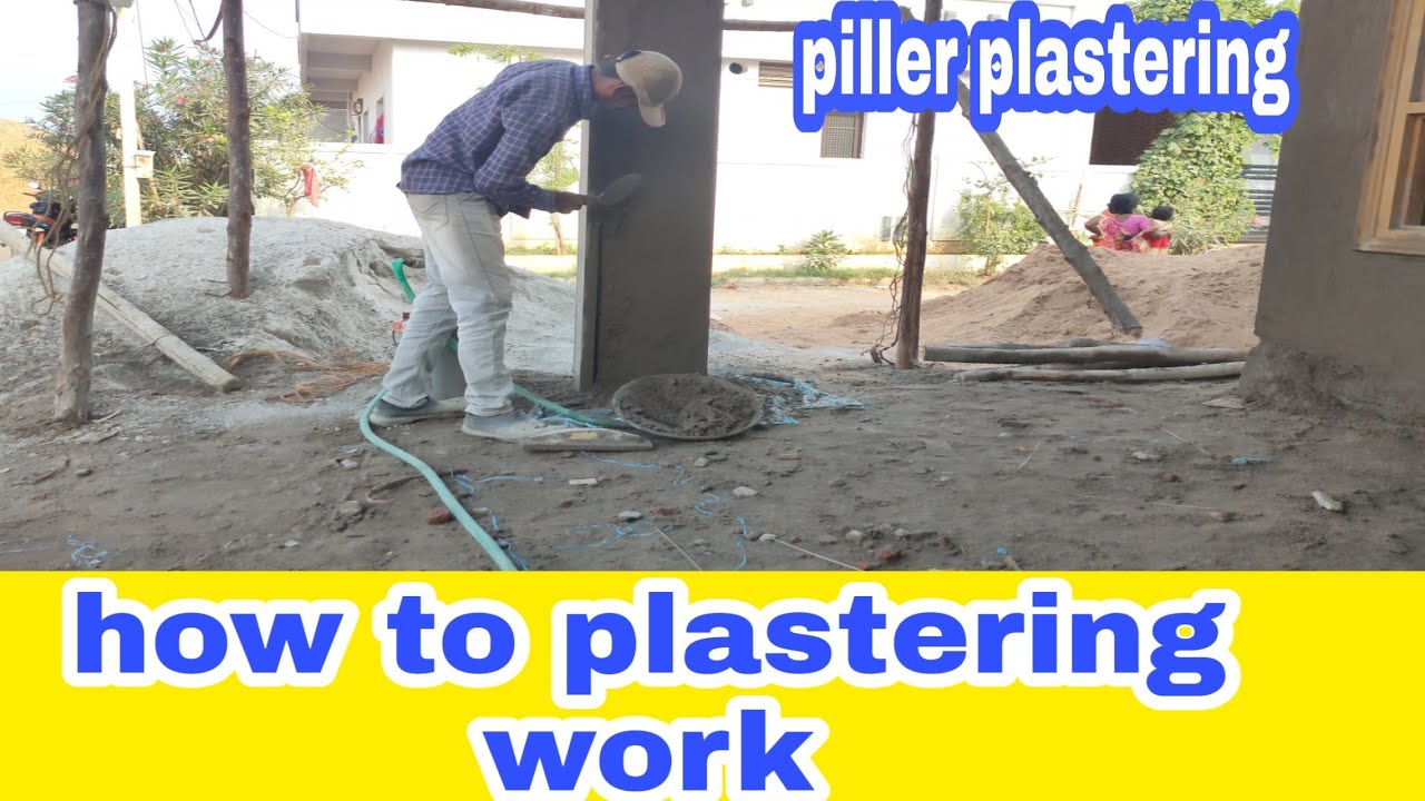 PILLAR PLASTERING WORK,,Types Of Construction Work,{38} - YouTube