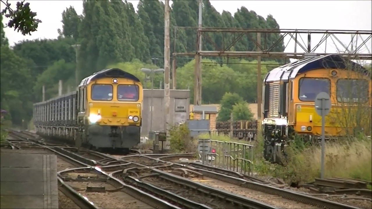 Trains at Hoo Junction Yard 26/7/17 - YouTube
