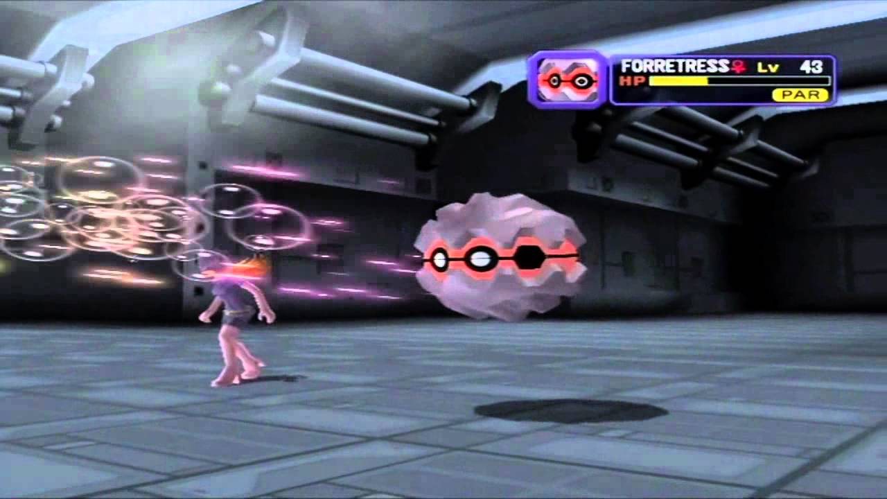 Pokemon Colosseum Battle - Cipher Peon Vana [Shadow Forretress] - YouTube