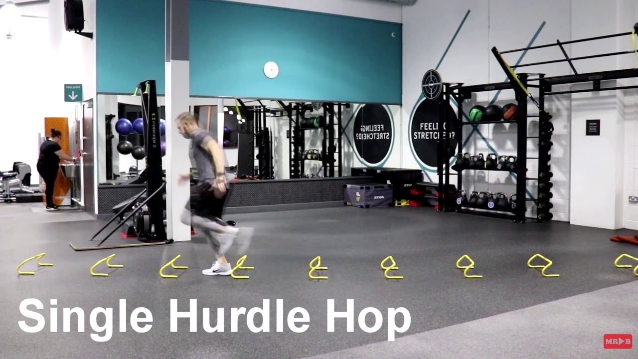 Single Leg Hurdle Hop - YouTube