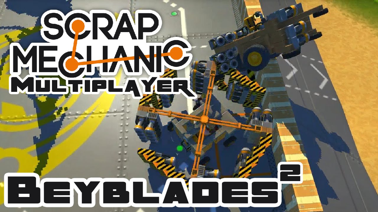 Beyblades Round 2! - Let's Play Scrap Mechanic - Gameplay Part 33 - YouTube