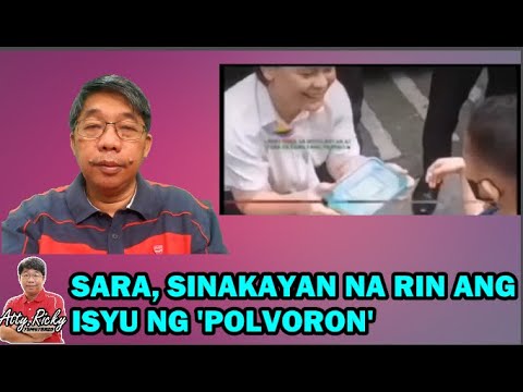 SARA, SINAKAYAN NA RIN ANG ISYU NG 'POLVORON' - YouTube