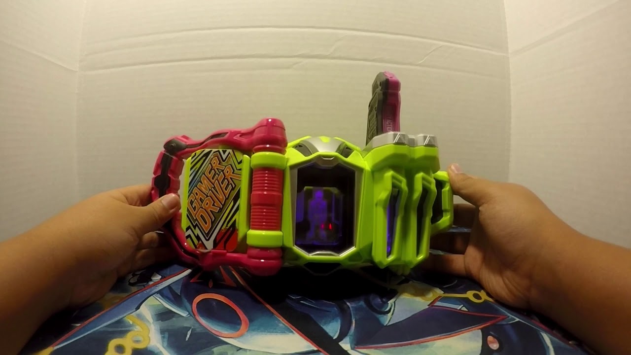 Late Review Kamen Rider Ex aid Gamer Driver and Mighty Action X Gashat ...