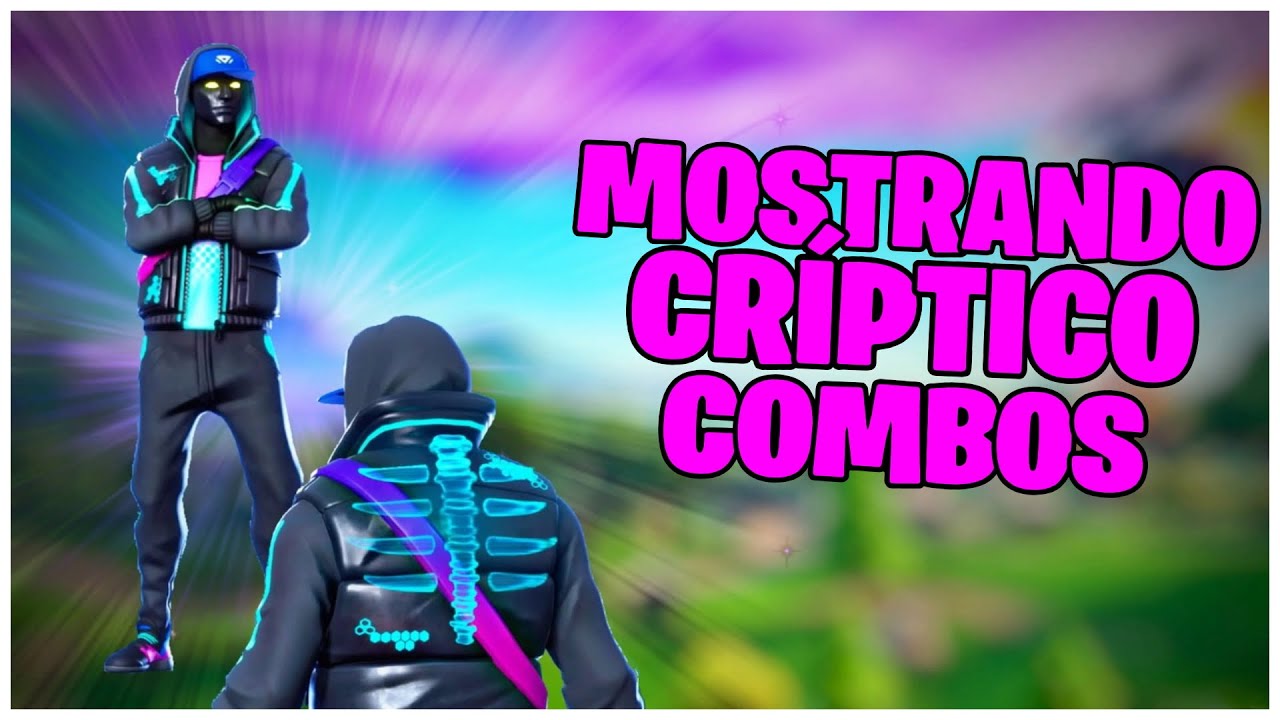 MOSTRANDO A *SKIN* CRÍPTICO & COMBOS | FORTNITE - YouTube