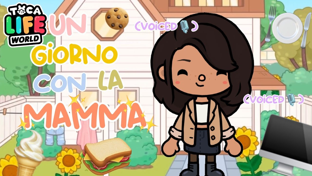 un giorno con la mamma 🇮🇹. voiced 🎙️ |toca boca| |tokica| - YouTube