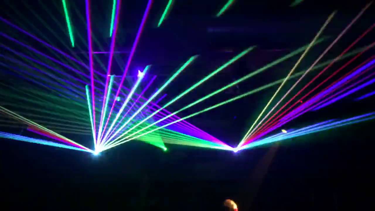 blitz lasers beam show - YouTube