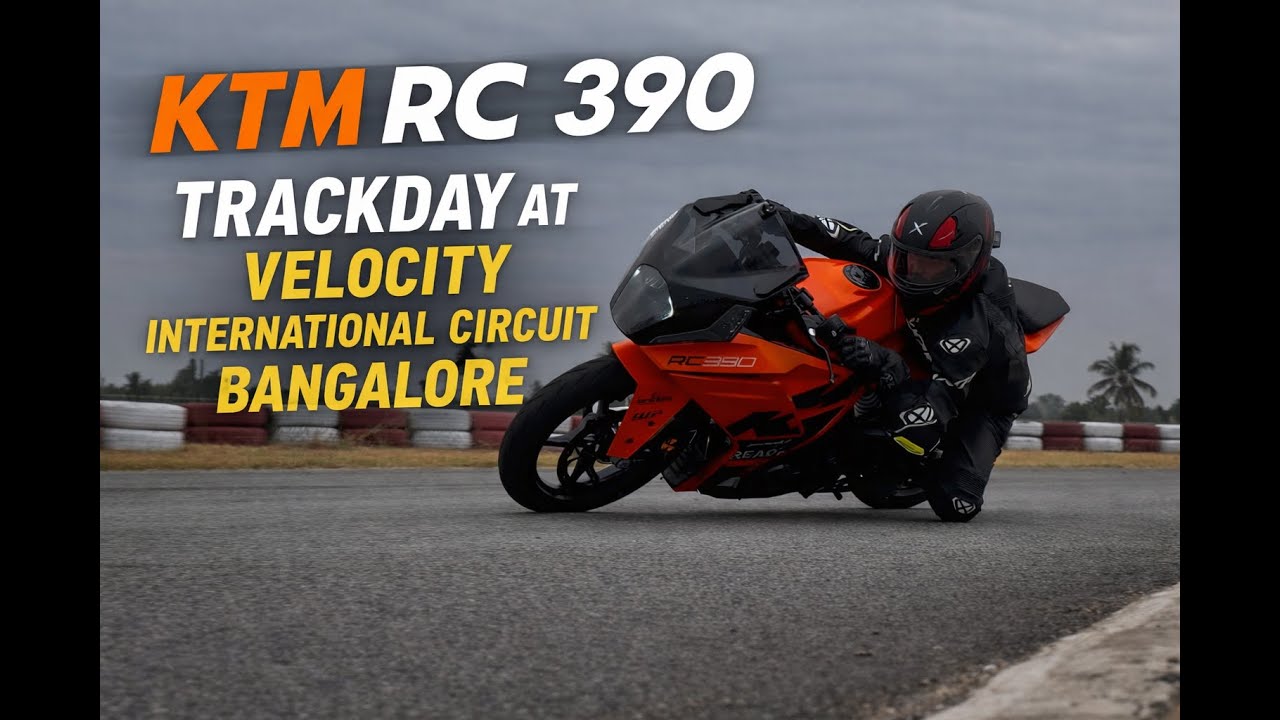 Pushing the KTM RC 390 on track 🏁 | Velocity International Circuit ...
