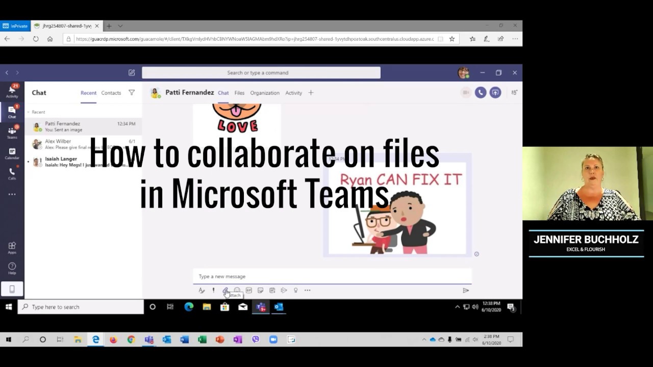 How to collaborate on files in Microsoft Teams - YouTube