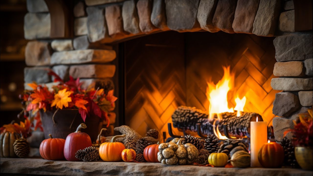 8-Hour Tranquil Fireplace: Authentic Crackling Fire Sounds - YouTube