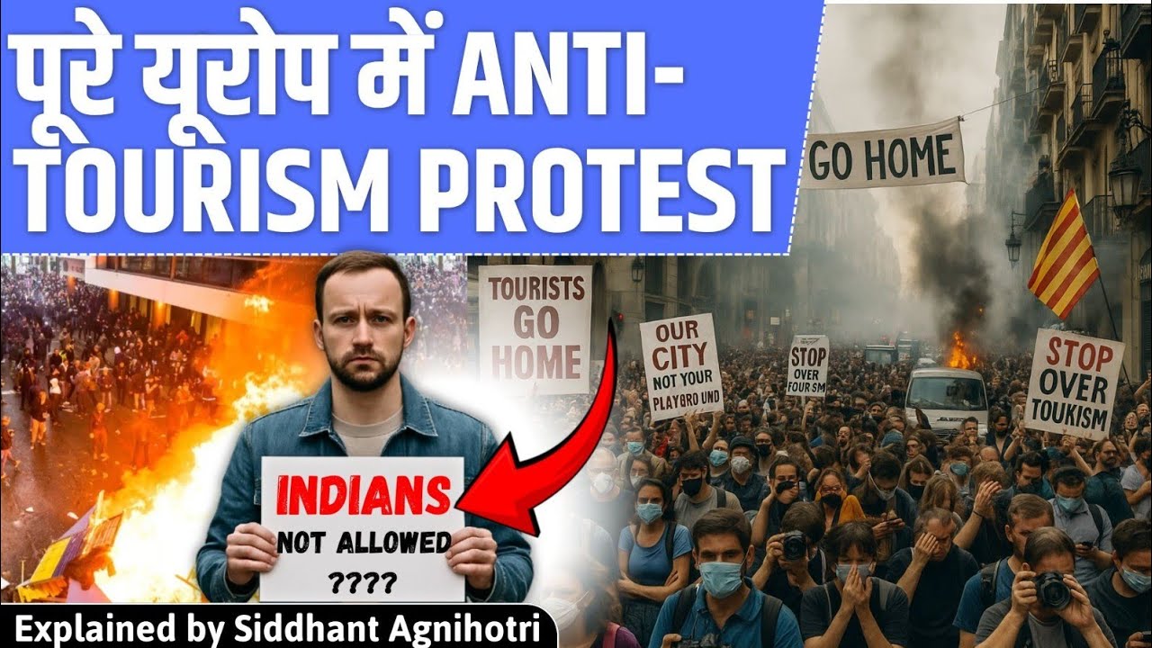 Anti tourism protests in Europe - YouTube