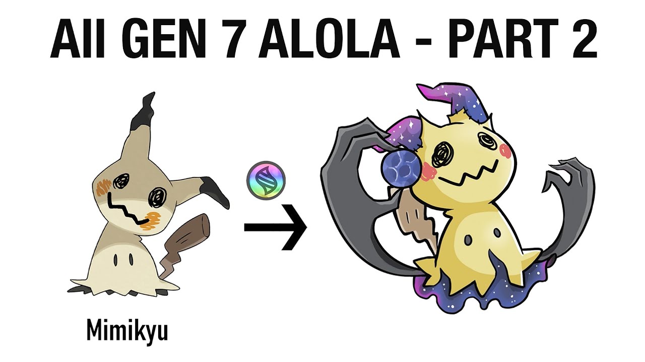 I Spent 30 Days Drawing ALL Missing Pokemon Evolutions! GEN 7 ALOLA ...