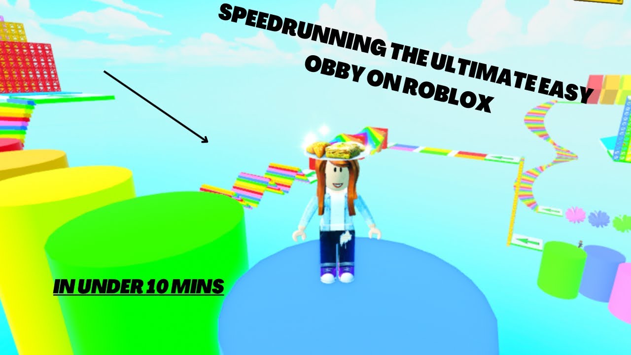 I Tried SPEEDRUNNING the ULTIMATE EASY OBBY on Roblox in under ...