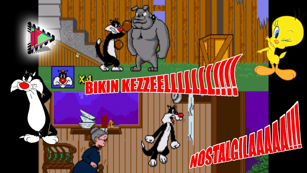 Sylvester and Tweety in Cagey Capers | Nostalgia | SEGA Genesis ...