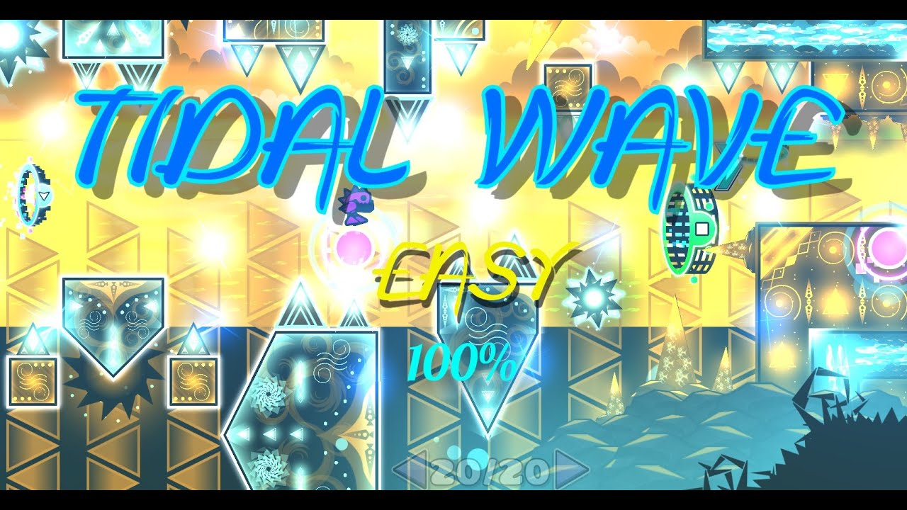 Tidal Wave Easy 100% | MY NEW HARDEST | Level By: AciiGD - YouTube
