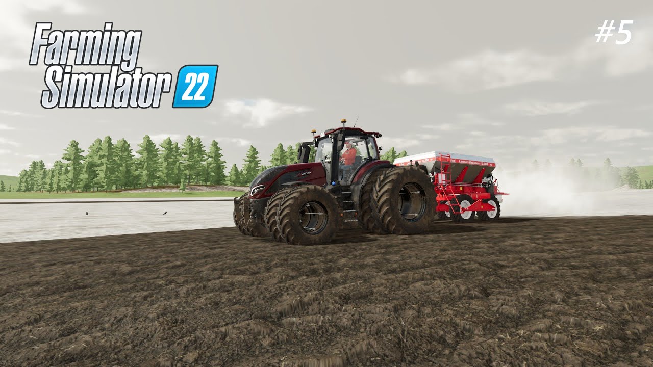 Applying lime to fields | No Man's Land Map | FS 22 | Episode 5 ...