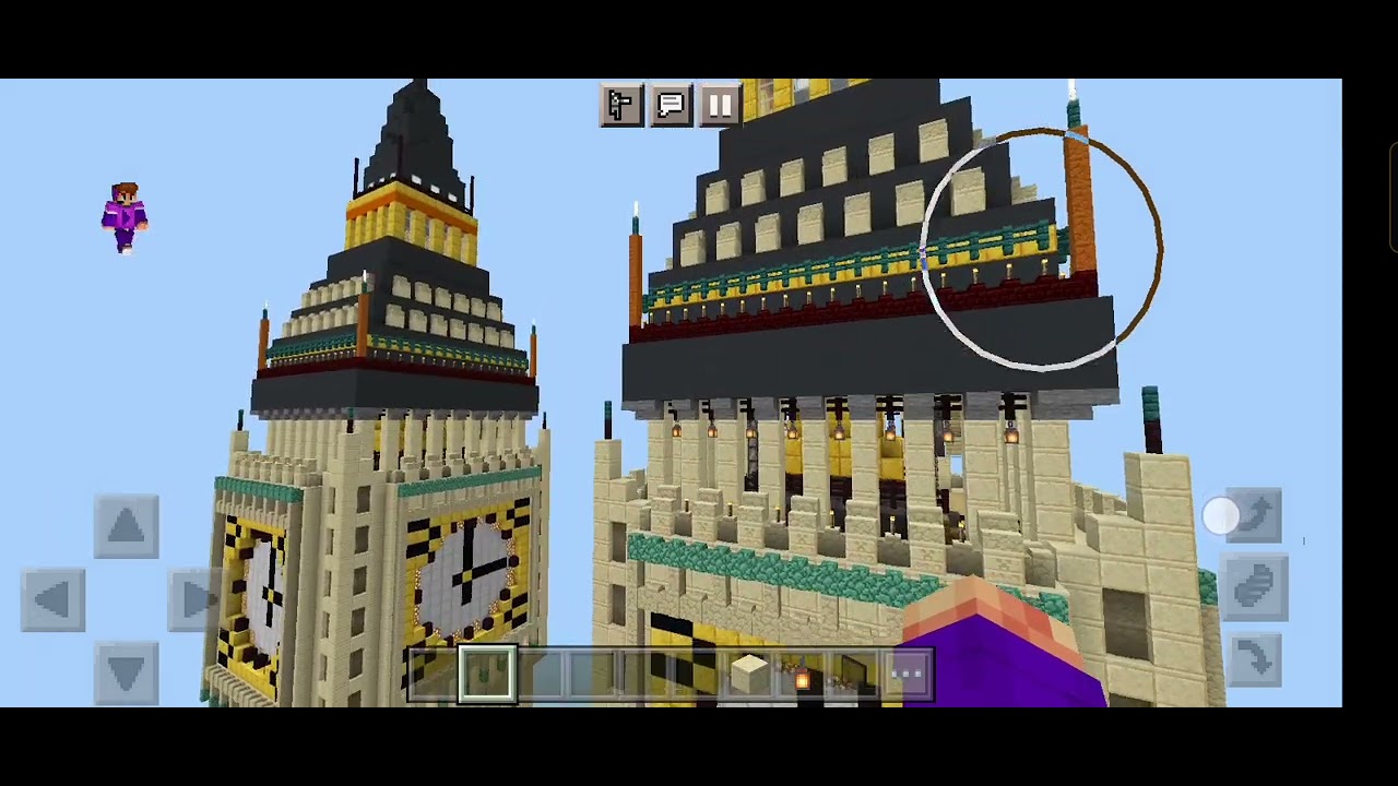 2 big ben build in Minecraft game - YouTube