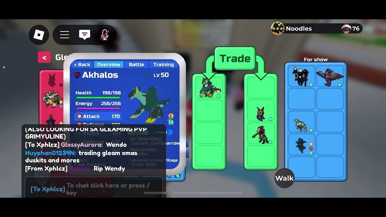 Trading A Gamma Akhalos (Loomian Legacy) - YouTube