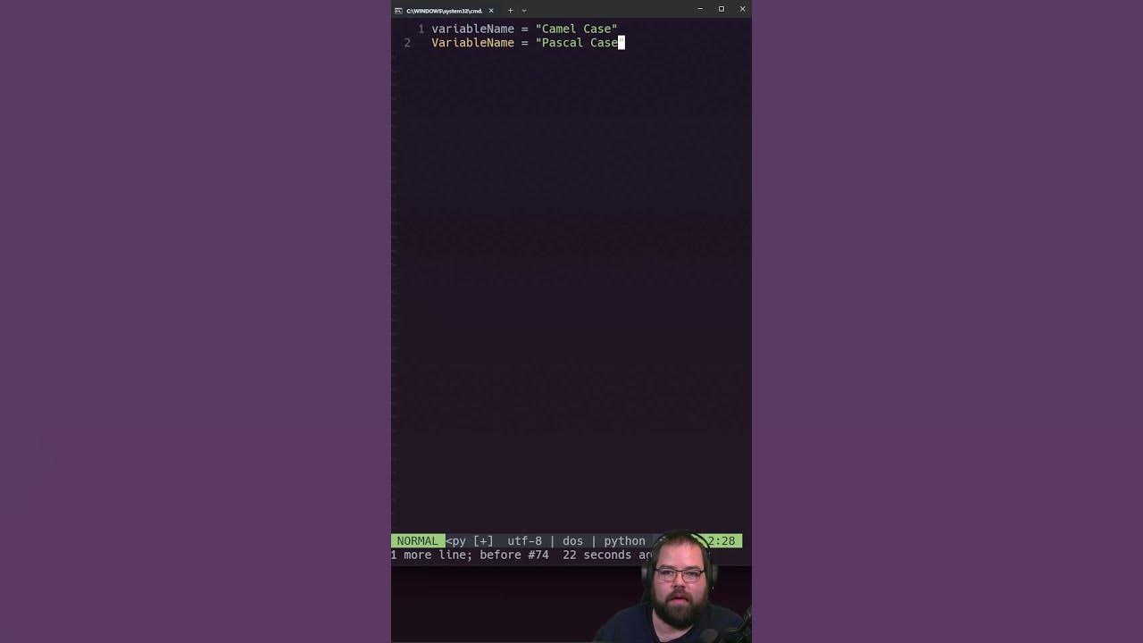 Python Naming Conventions Shorts Python Coding Programming Programminglanguage 2427