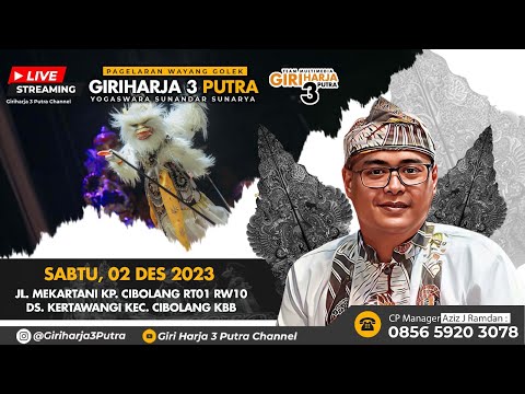 🔴LIVE LAKON : ARJUNA RARABI || GIRIHARJA 3 PUTRA - YOGASWARA SUNANDAR | 02/12/23 #gh3p
