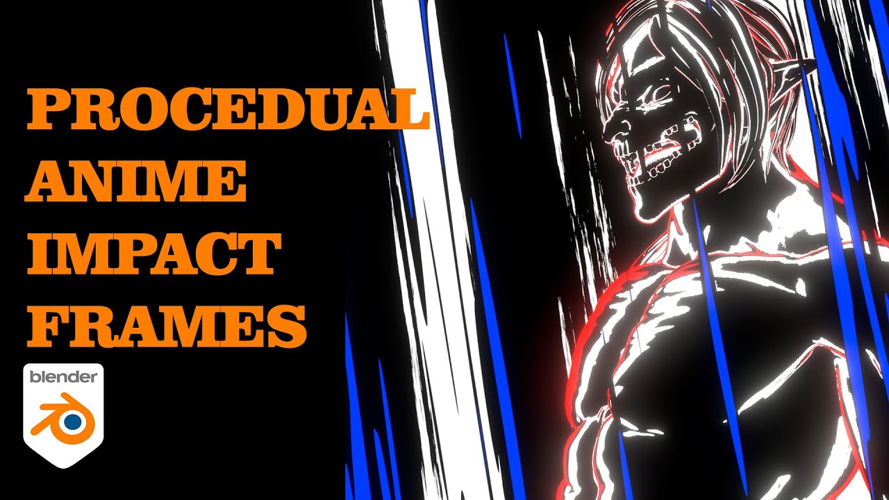 ANIME IMPACT FRAMES IN BLNEDER | Tutorial - YouTube