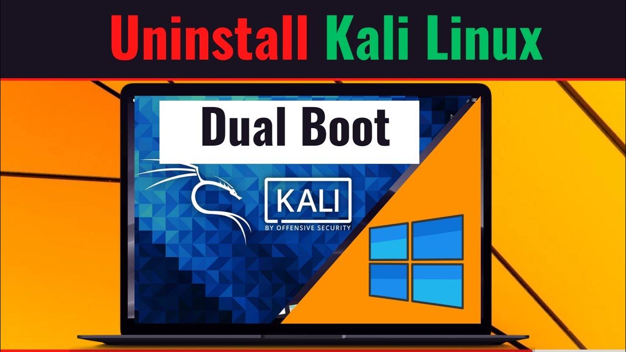 REMOVE LINUX DUAL BOOT WINDOWS 11 | Kali Linux Dual Boot UEFI UNINSTALL KALI - YouTube