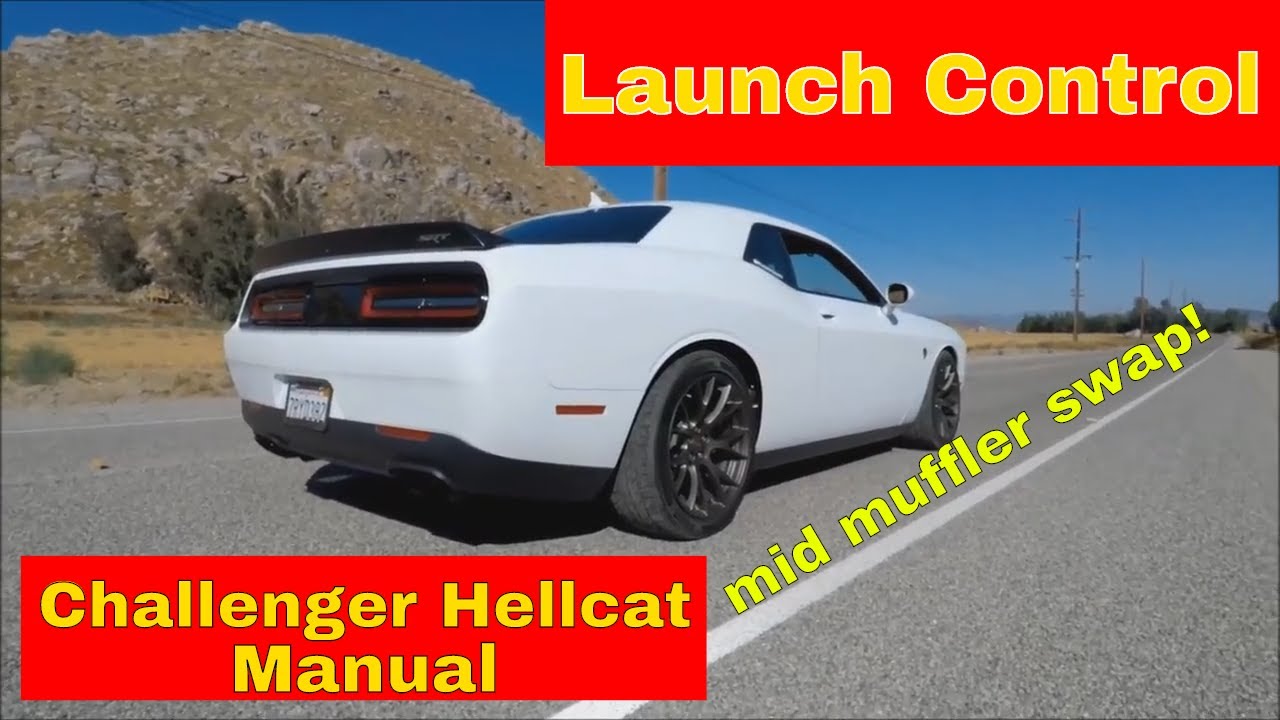 LAUNCH CONTROL ON A HELLCAT MANUAL | Muffler Delete \ DYNOMAX - YouTube
