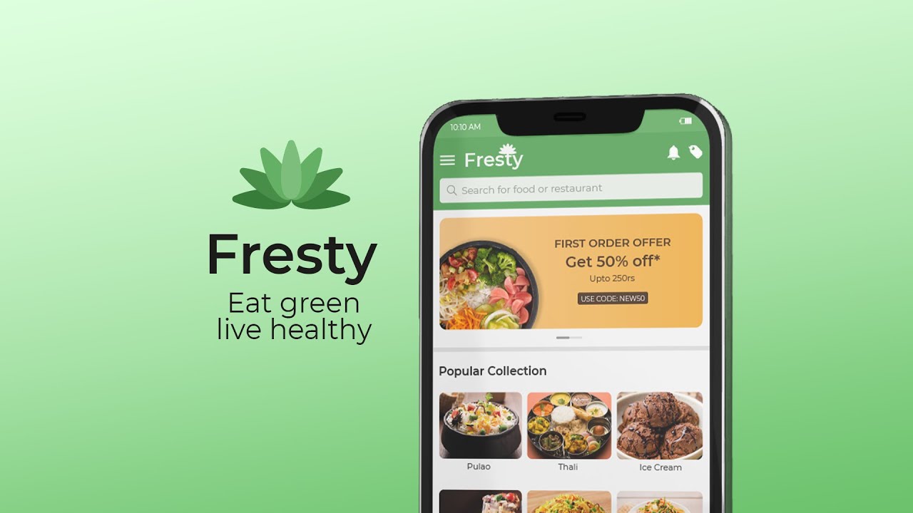 Introducing Fresty, A Food Delivery App For Vegetarians | Motion ...