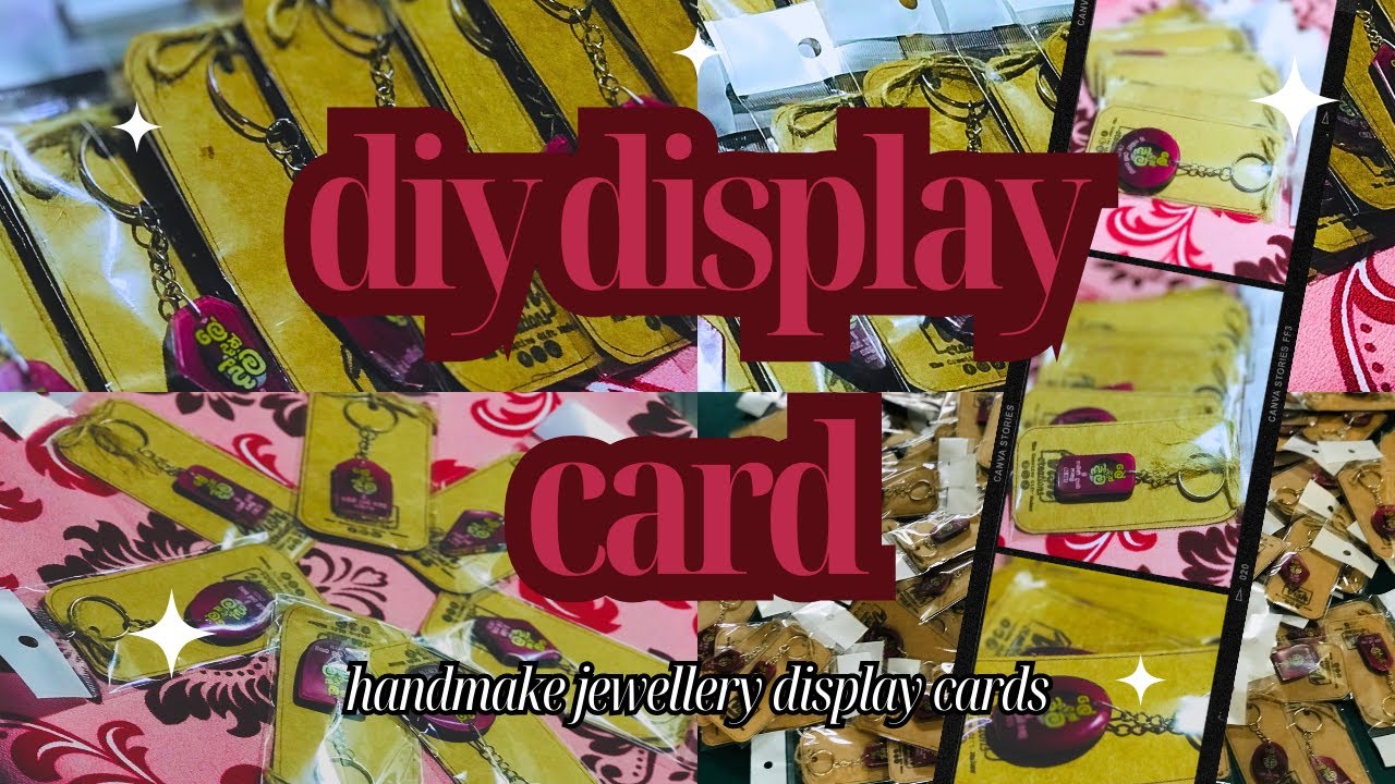 handmade diy display card | step by step tutorial how to D.I.Y Keychain ...